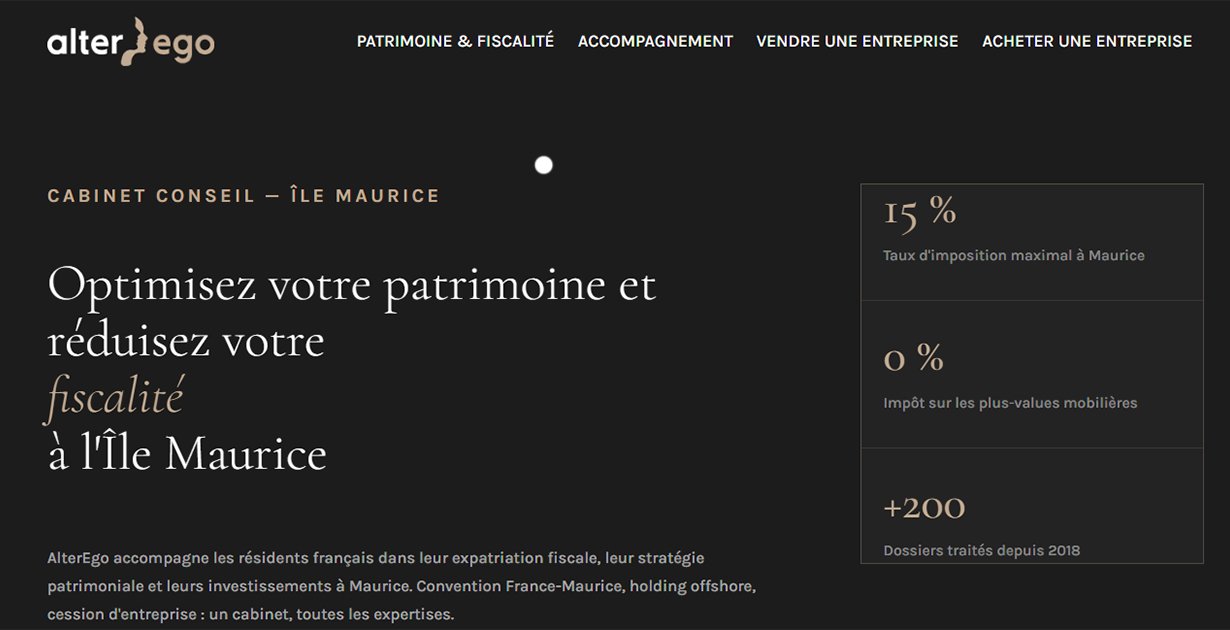 Conseil Patrimonial & Fiscalité à l'Île Maurice | Alter Ego